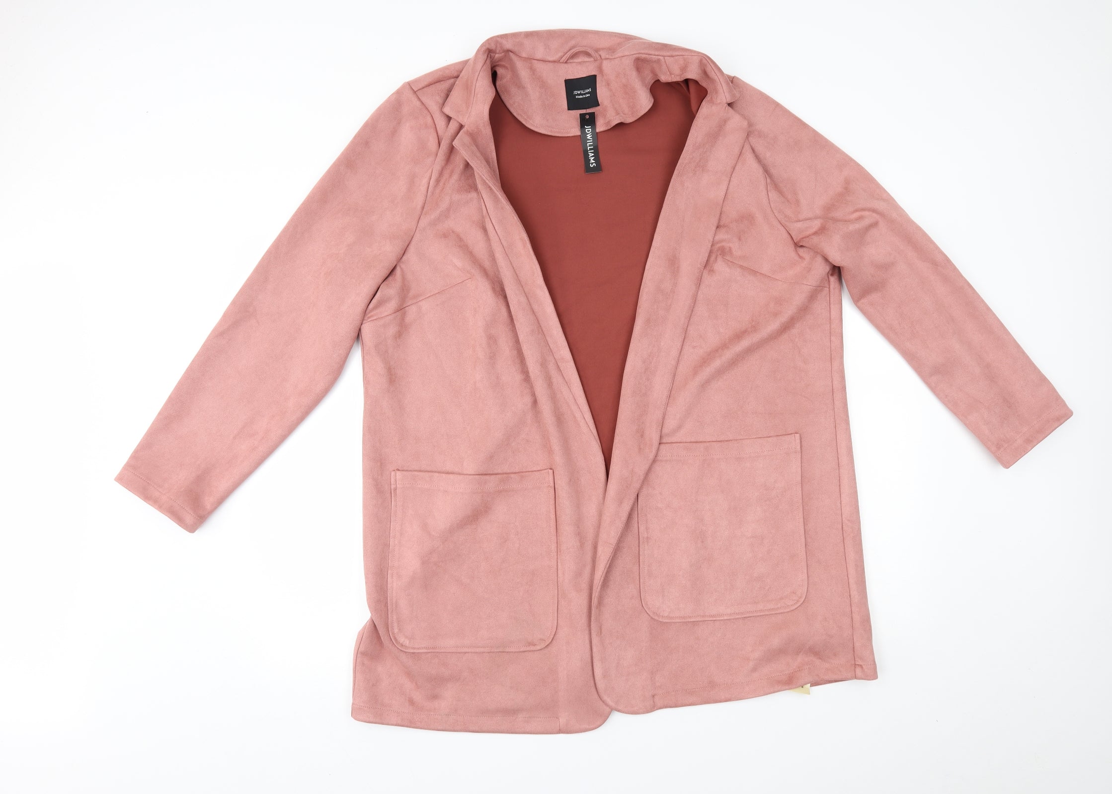 JD williams Womens Pink Coatigan Size 20 – Preworn