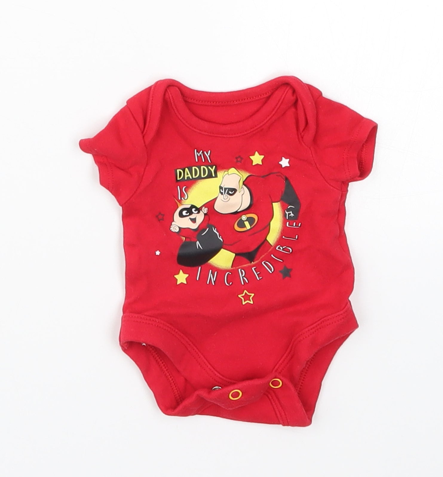 Morrisons Baby Red Babygrow One-Piece Size Newborn - The Incredibles ...