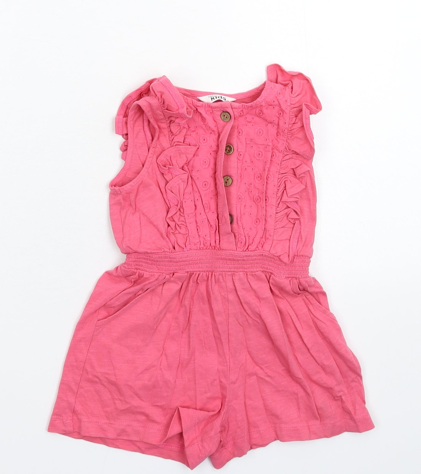 M&Co Girls Pink Unitard One-Piece Size 12-18 Months – Preworn