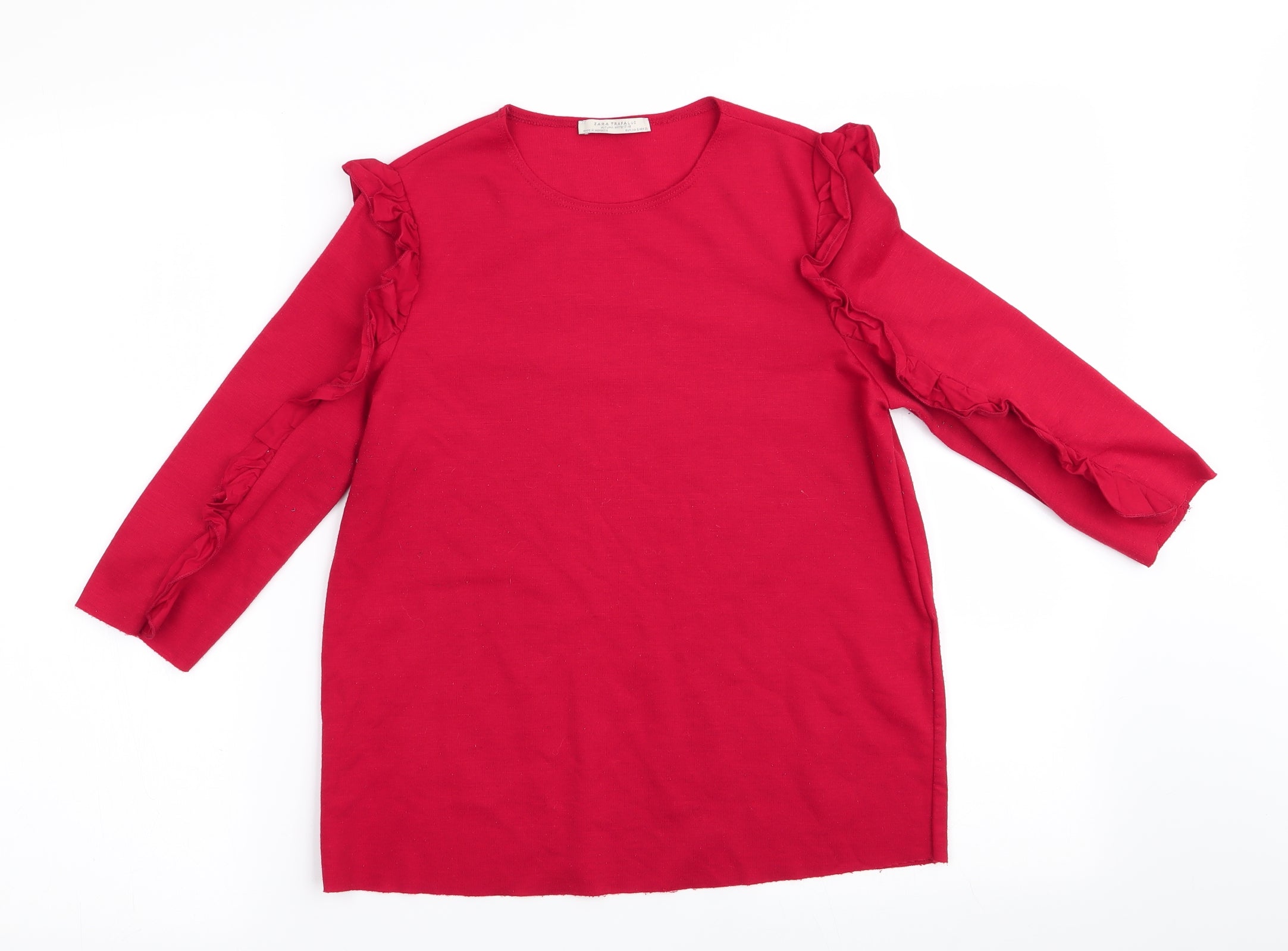 Zara Trafaluc Womens Red Basic Blouse – Preworn
