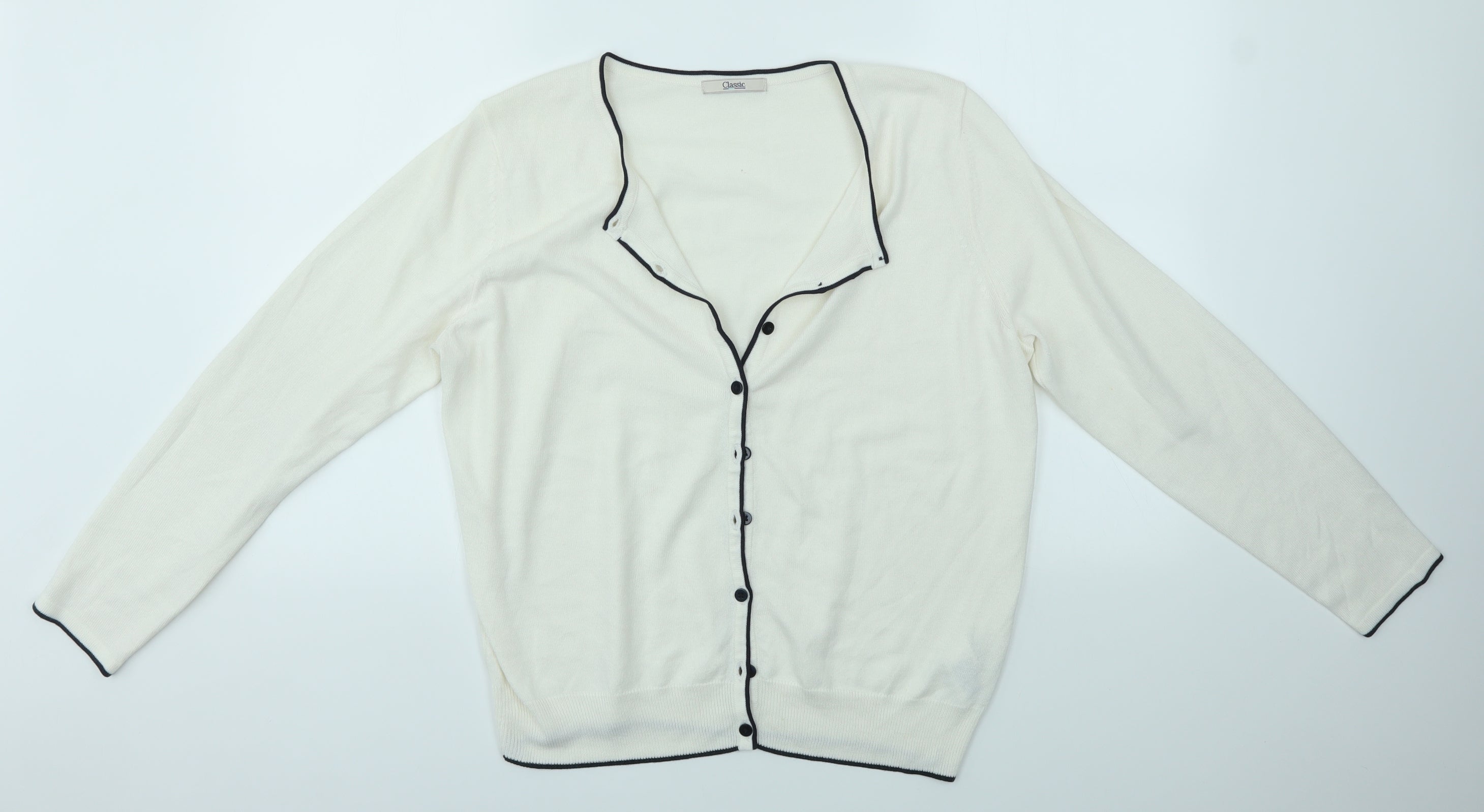 M&S Womens Multicoloured Cardigan Jumper Size 16 – Preworn