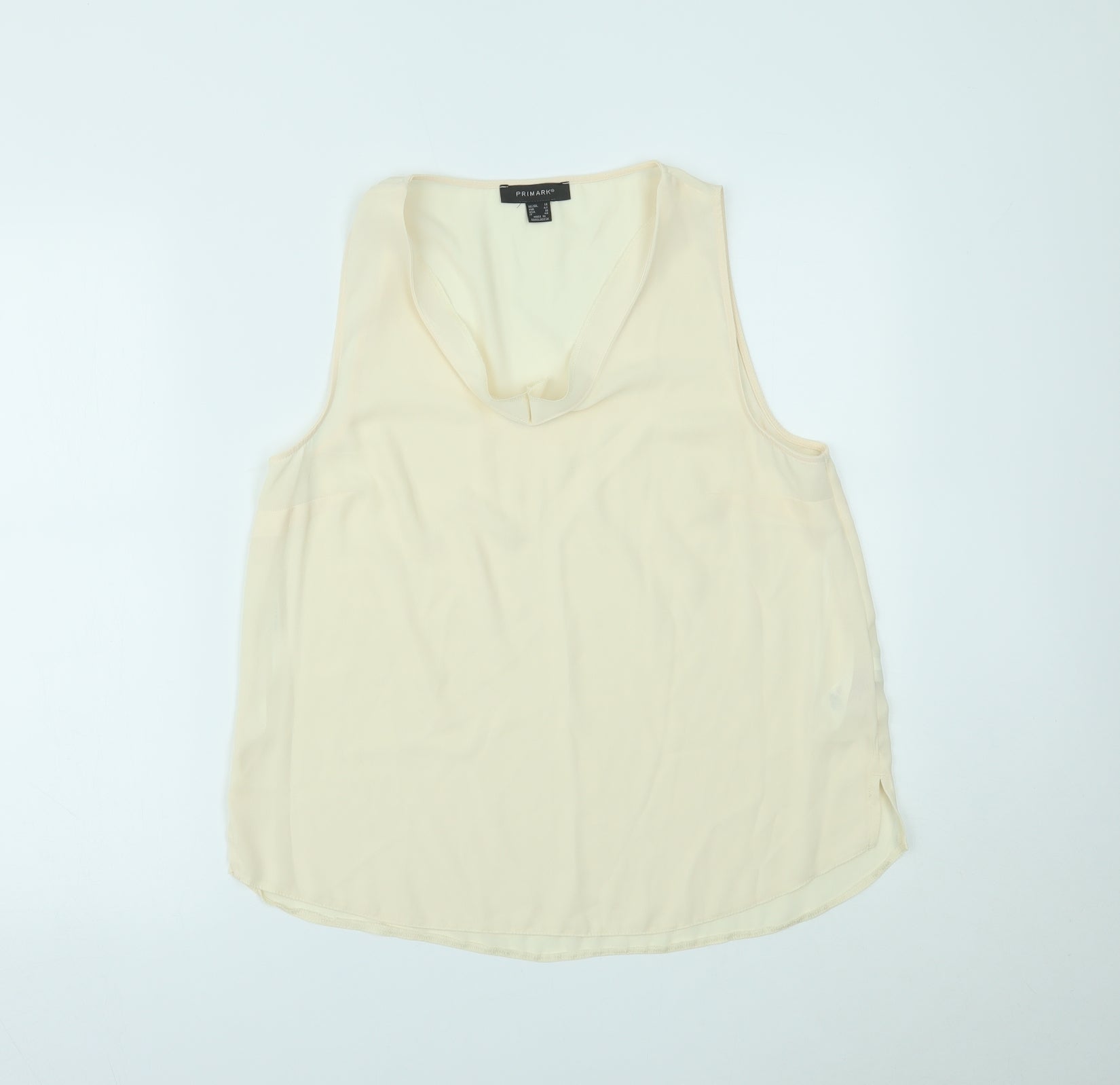 Primark Womens Ivory Camisole Tank Size 14 – Preworn