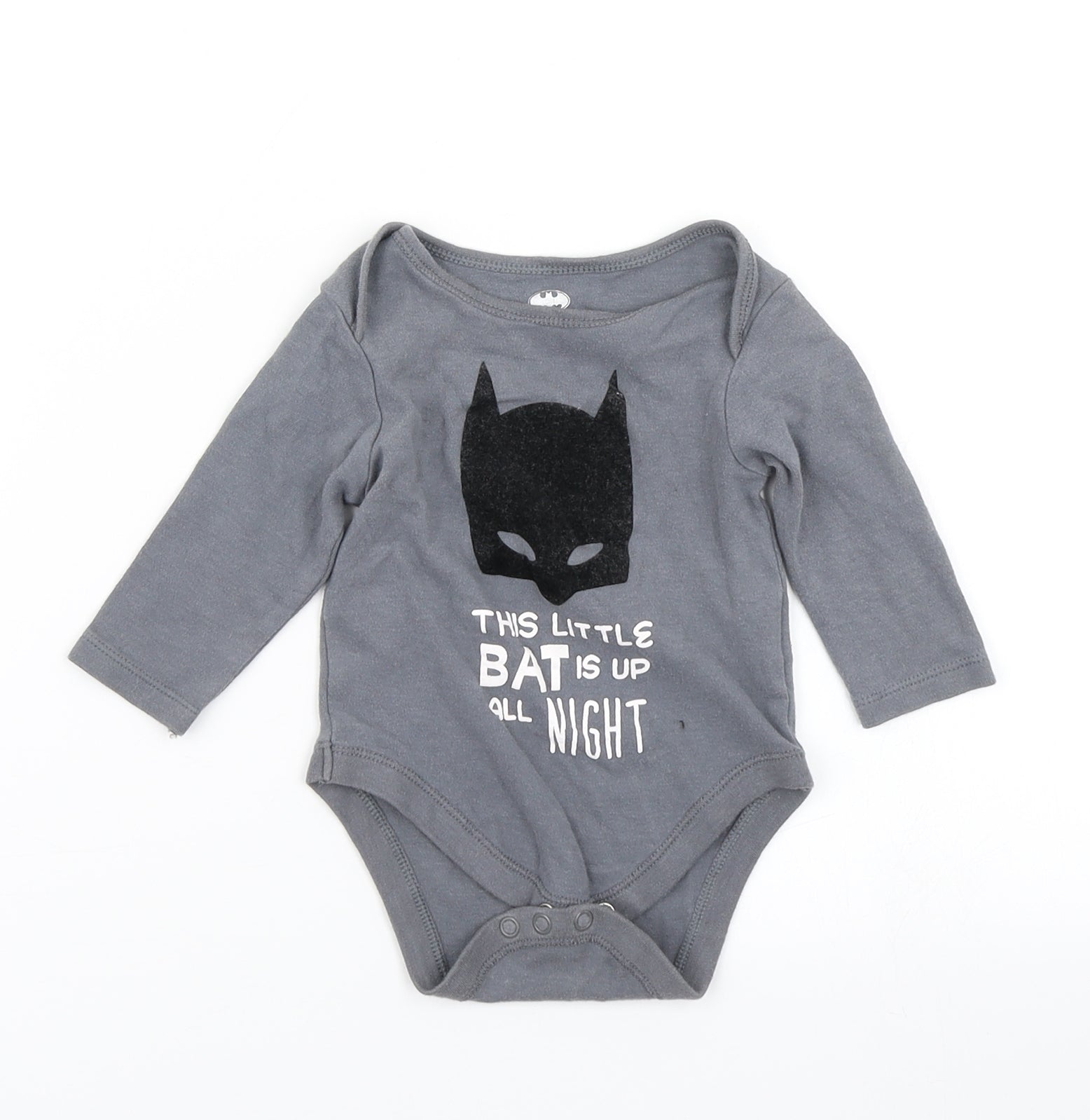 Primark Boys Grey Romper One-Piece Size 6-9 Months - Batman – Preworn