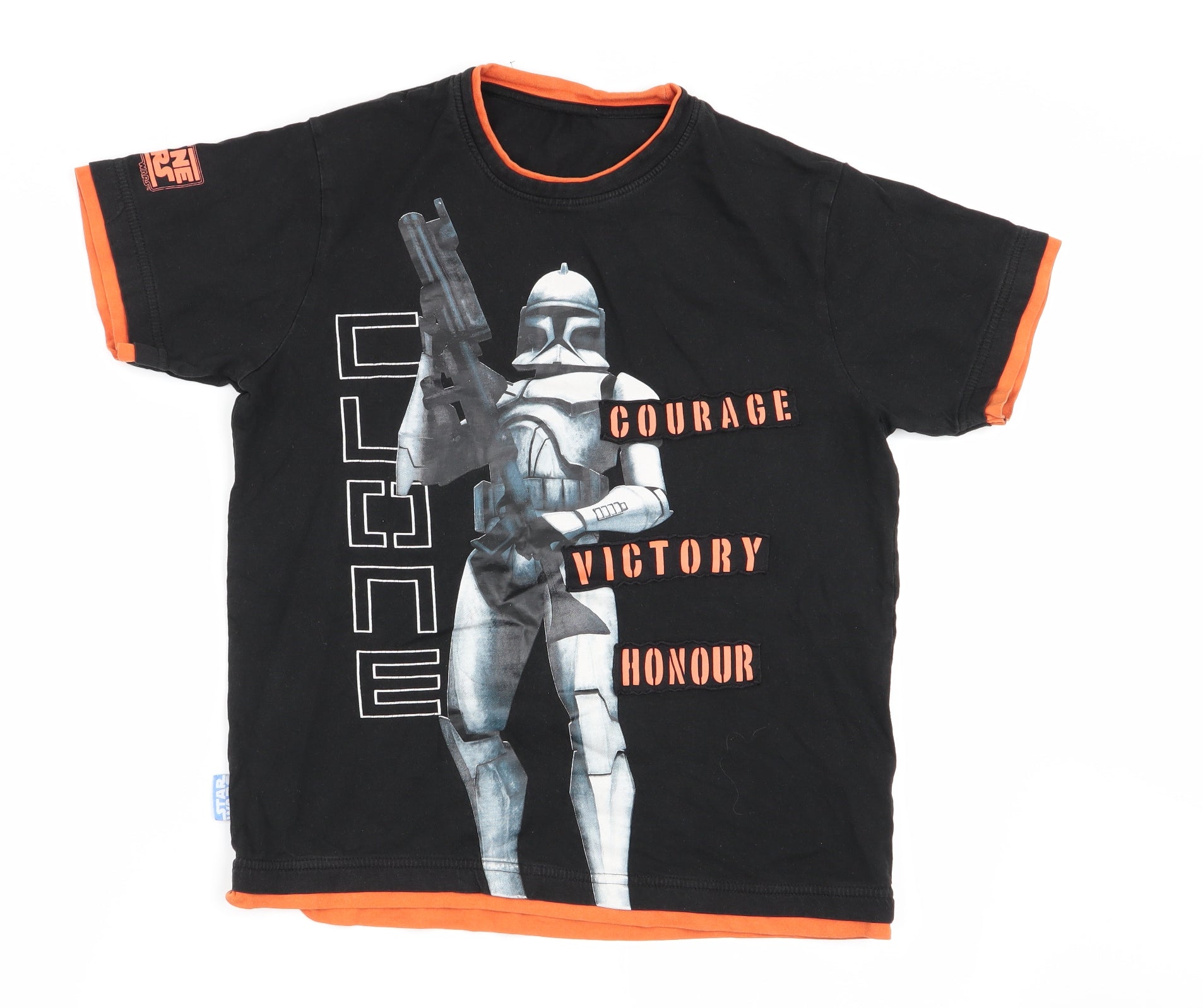 Asda George Boys Black Geometric Basic T-Shirt Size 11-12 Years - star ...