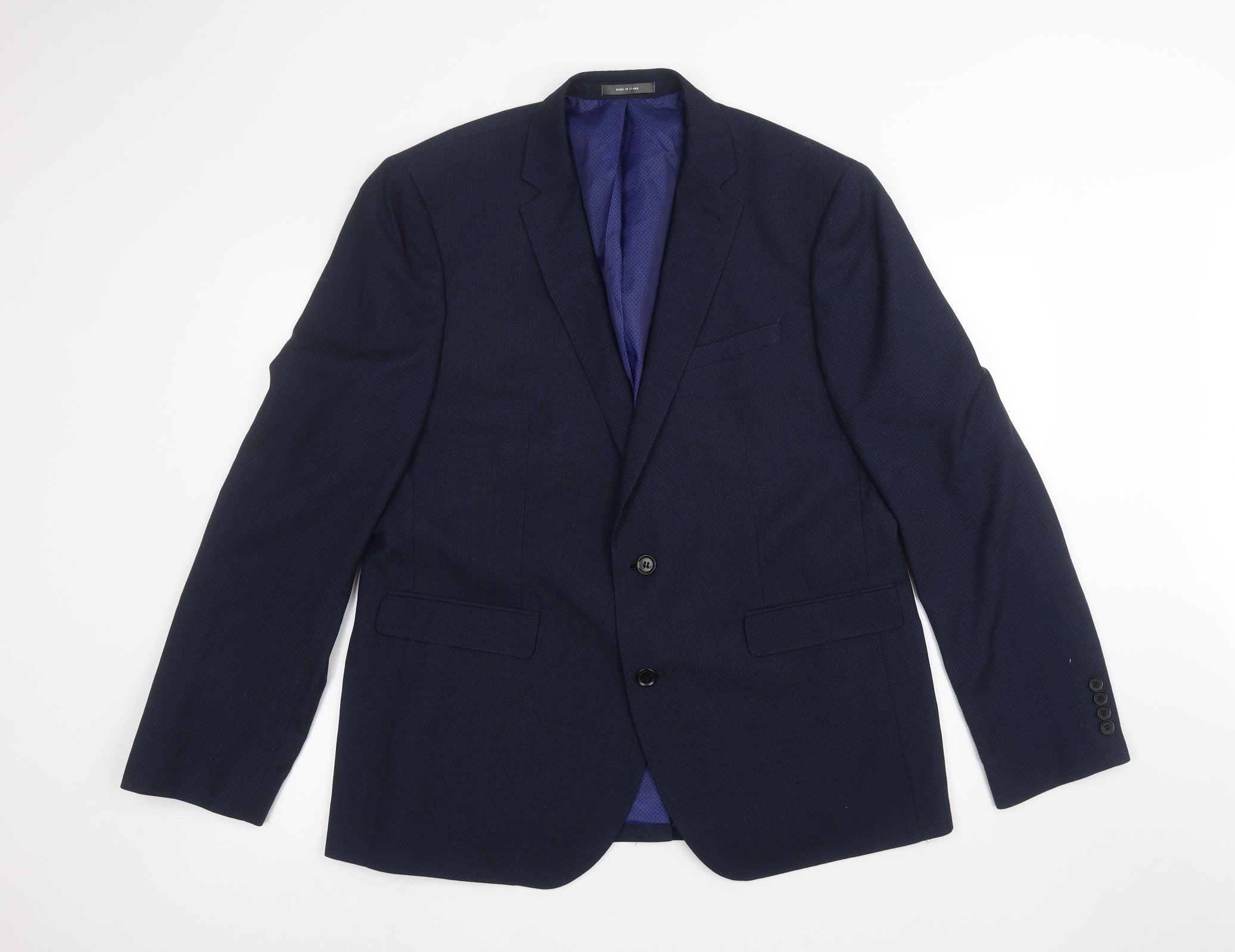 Primark Mens Blue Jacket Suit Jacket Size 44 – Preworn