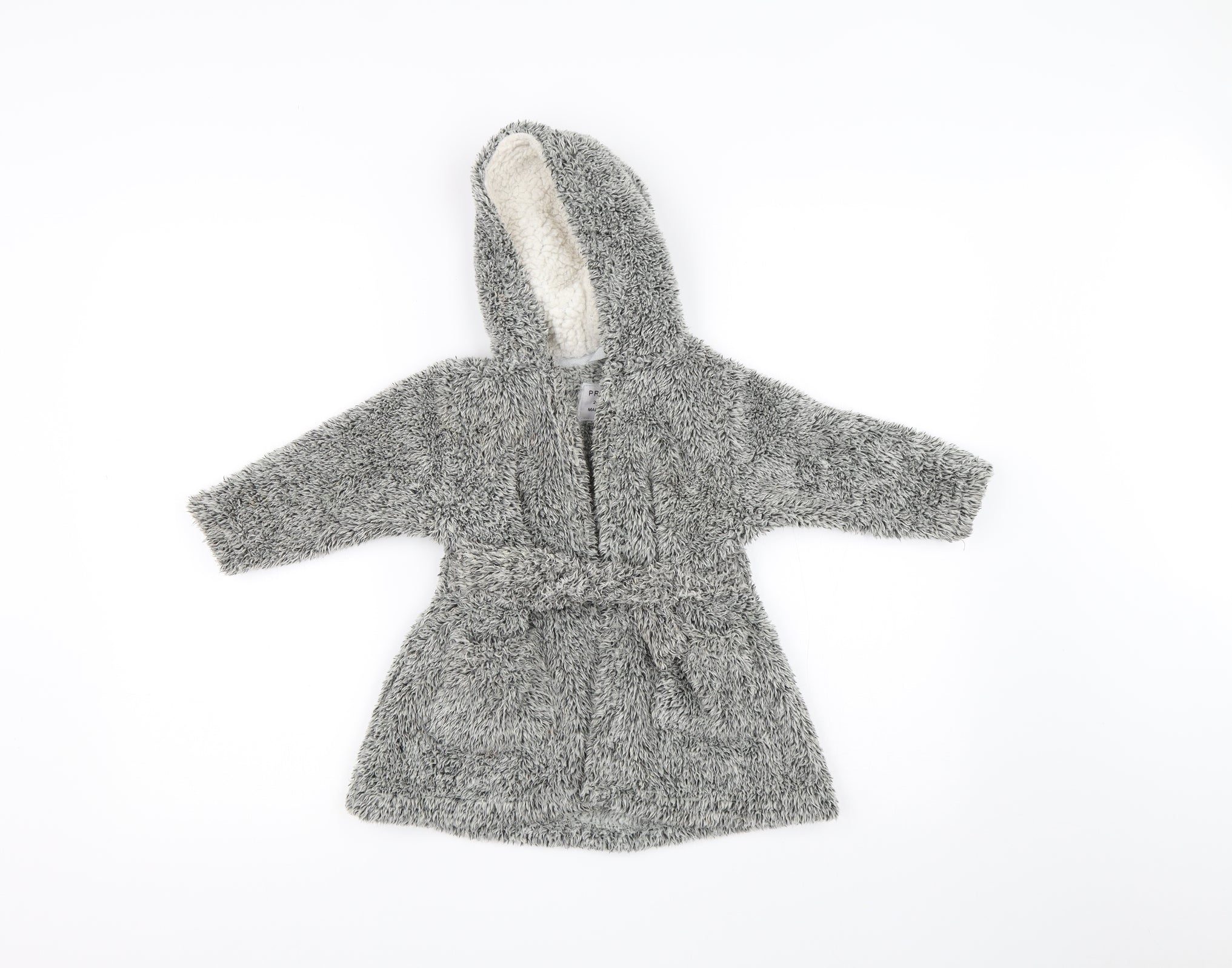 Primark Boys Grey Solid Robe Size 2-3 Years – Preworn
