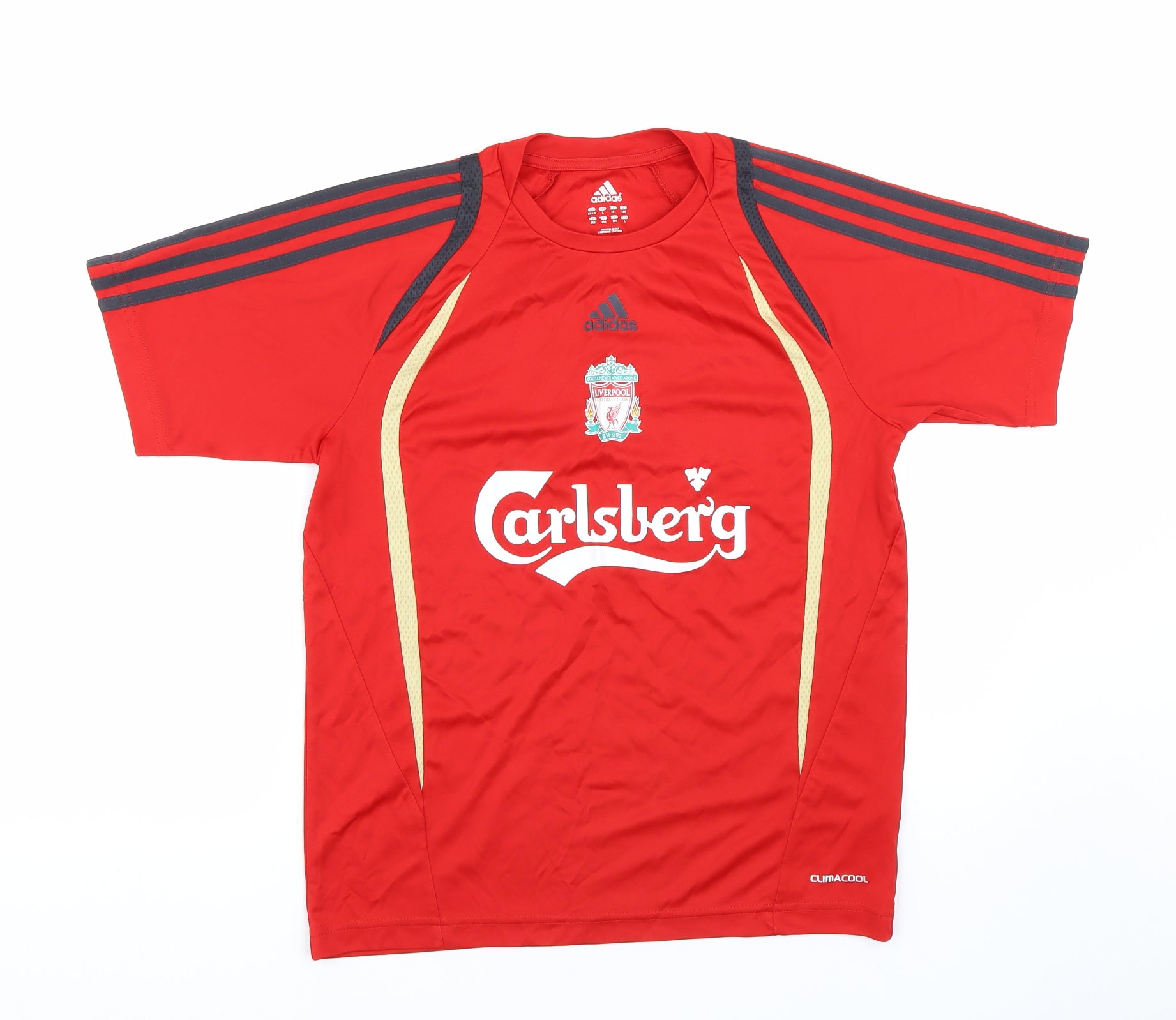 adidas Boys Red Batik Jersey T-Shirt Size 13-14 Years - Liverpool FC ...