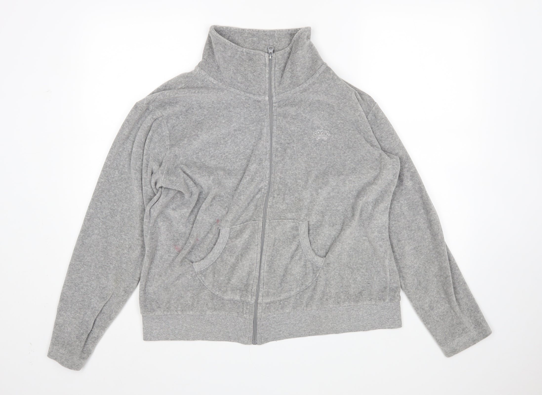 Ethel Austin Womens Grey Full Zip Sweatshirt Size 20 – Preworn