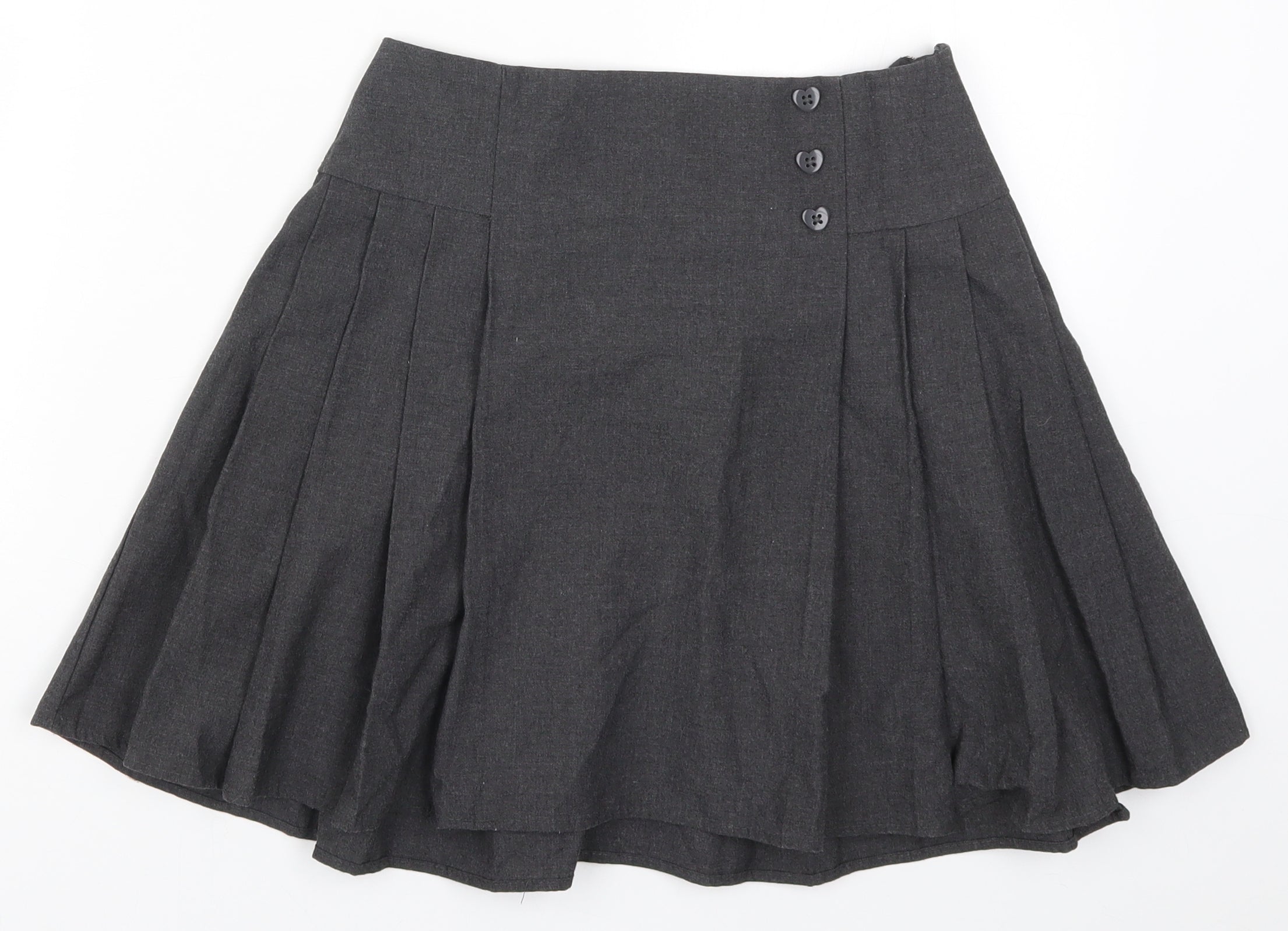George Girls Grey Pleated Skirt Size 10-11 Years – Preworn