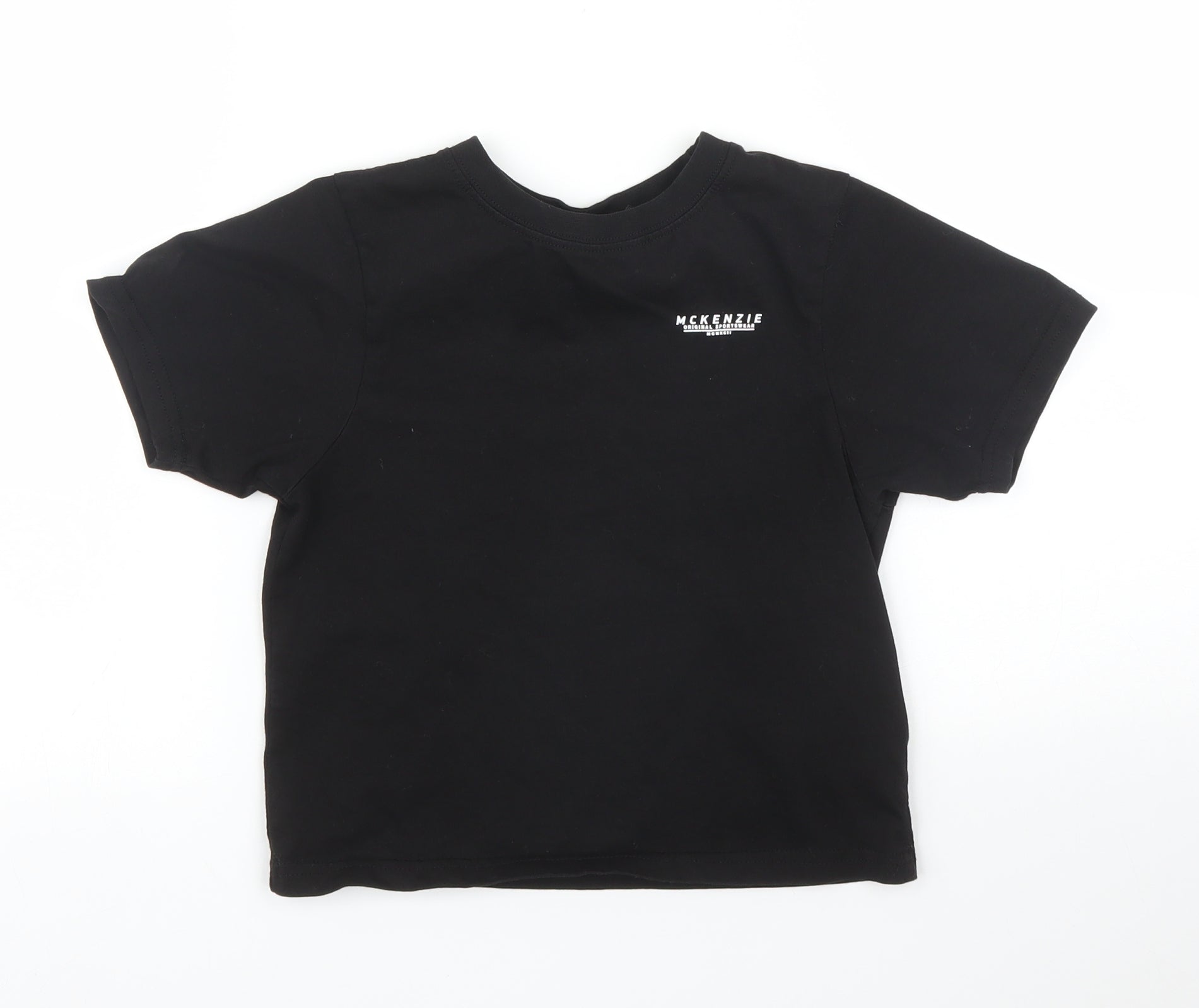 Mackenzie Boys Black Basic T-Shirt Size 7 Years – Preworn