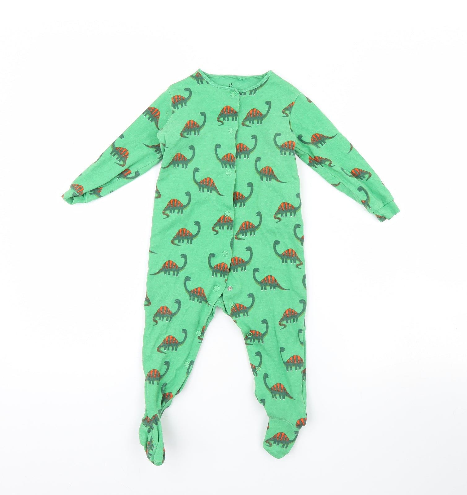 Nutmeg Baby Green Animal Print Babygrow One-Piece Size 12 Months - Din ...