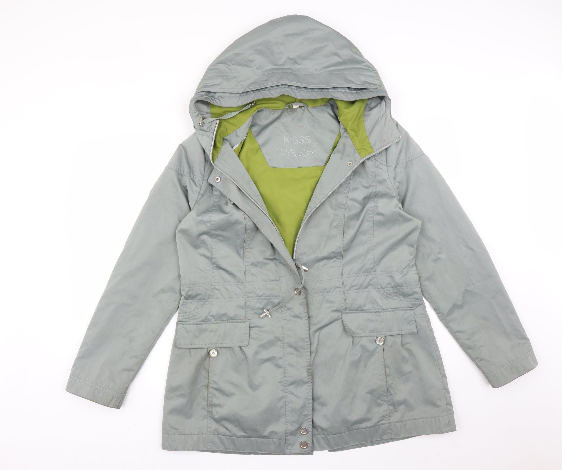 Klass Womens Green Overcoat Coat Size 16 – Preworn