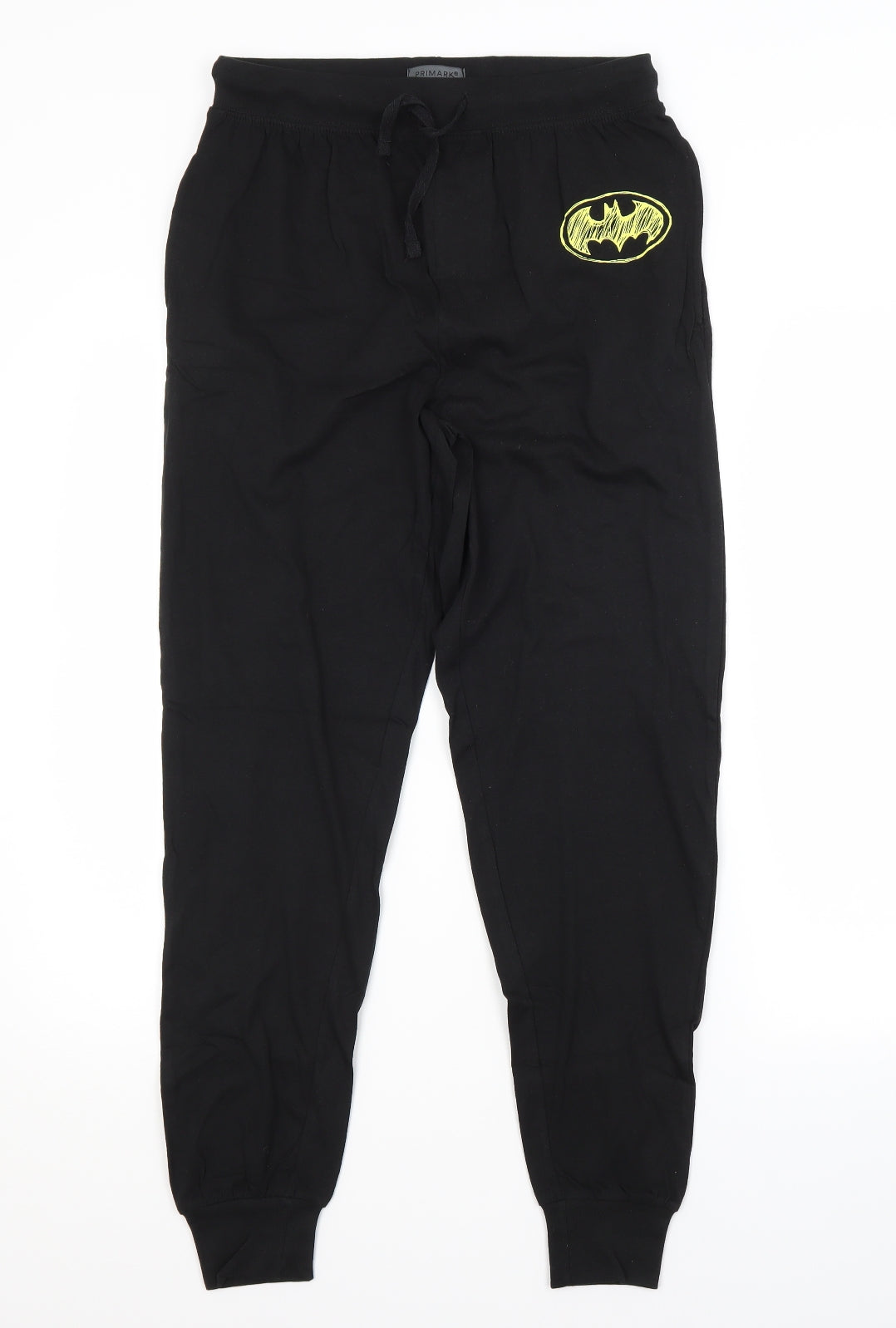 Primark Mens Black Pyjama Pants Size S - BATMAN – Preworn