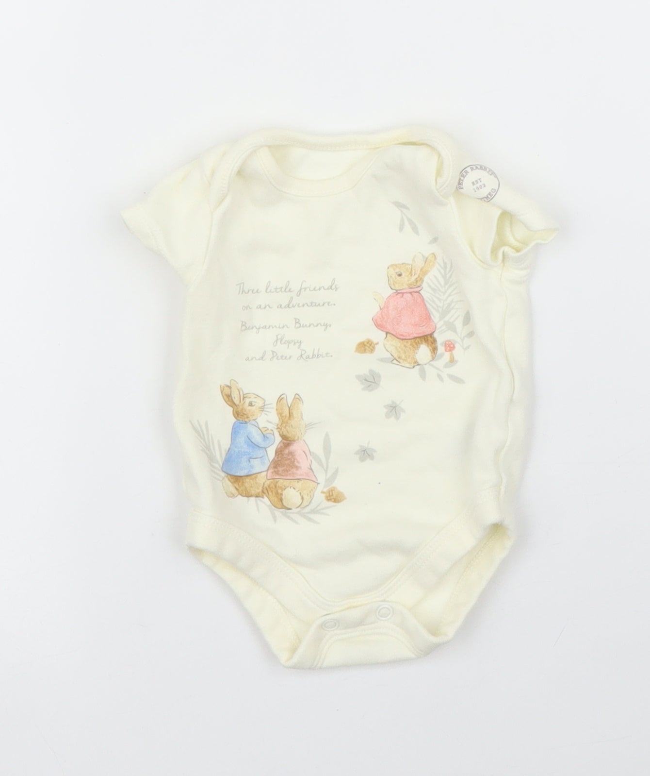 Morrisons Baby Ivory Babygrow One-Piece Size 0-3 Months – Preworn