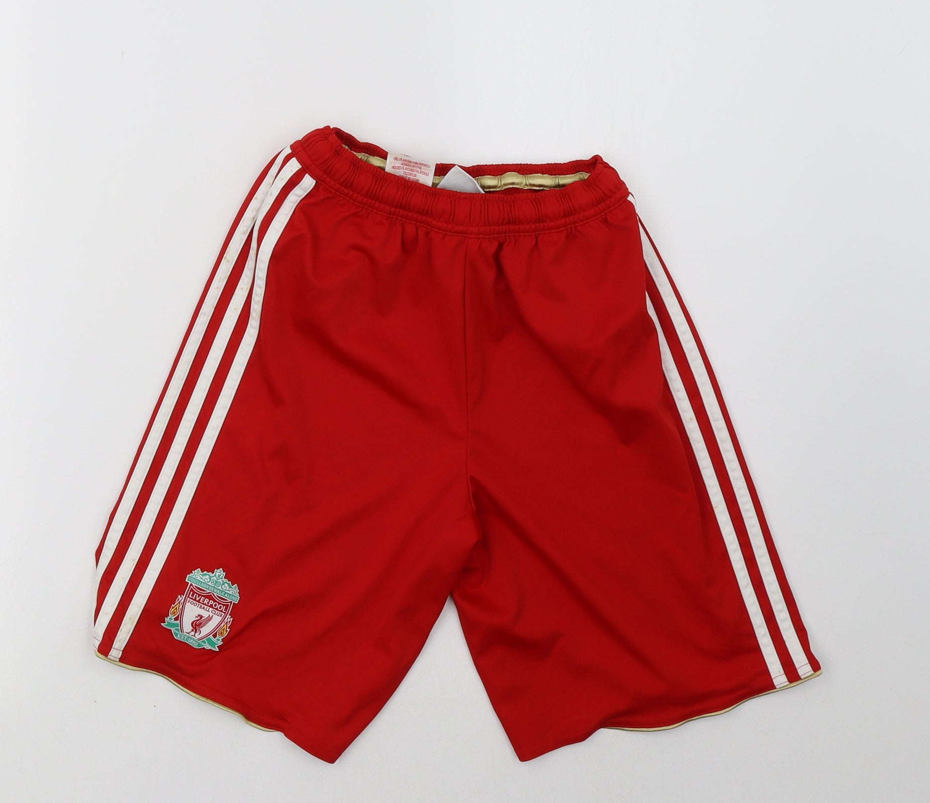 adidas Boys Red Sweat Shorts Size 11-12 Years - Liverpool Football Clu ...