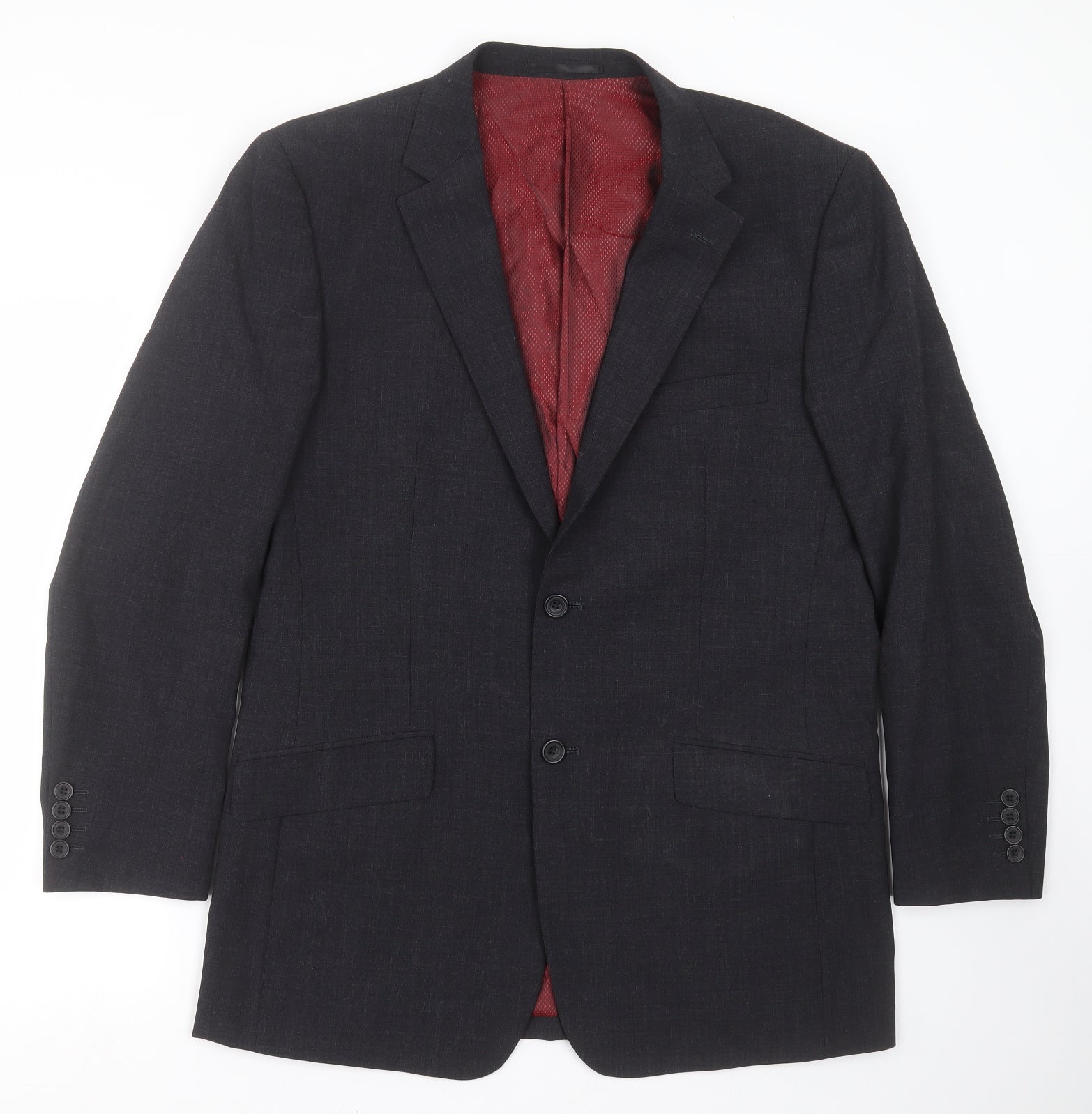 Skopes Mens Grey Jacket Suit Jacket Size 40 – Preworn